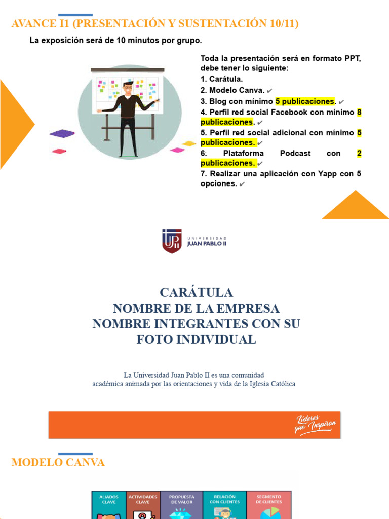 Plantilla Presentación Avance 2-3 | PDF