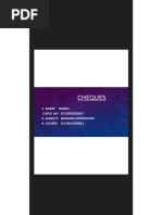 Cheque Leaf | PDF | Cheque | Payments