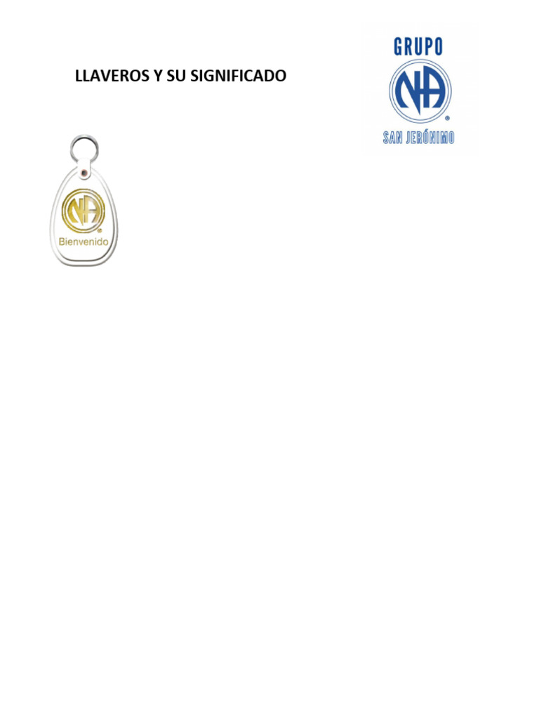 LLAVEROS Y SU SIGNIFICADO San Jeronimo | PDF