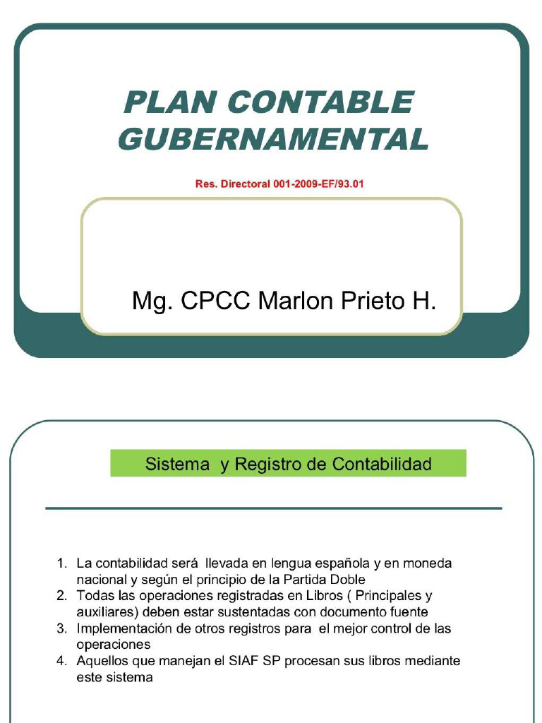 PDF 15 El Plan Contable Gubernamental Compress | PDF