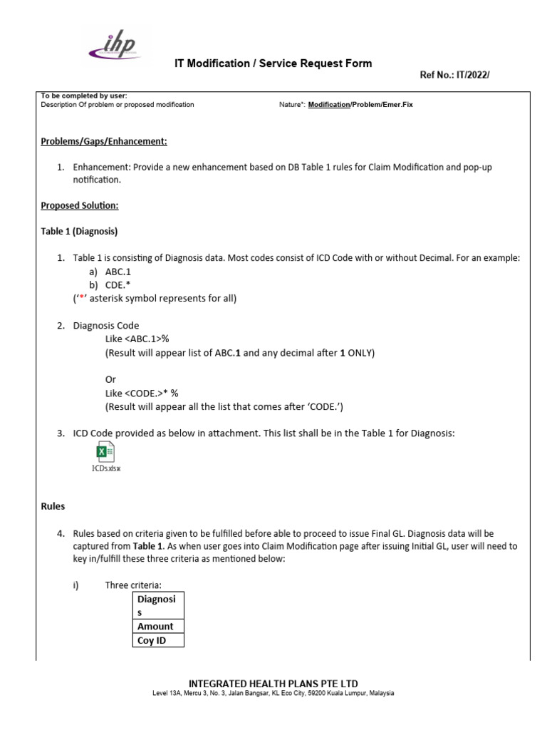IT Service Request Form Guide | PDF | Information Science | Information ...