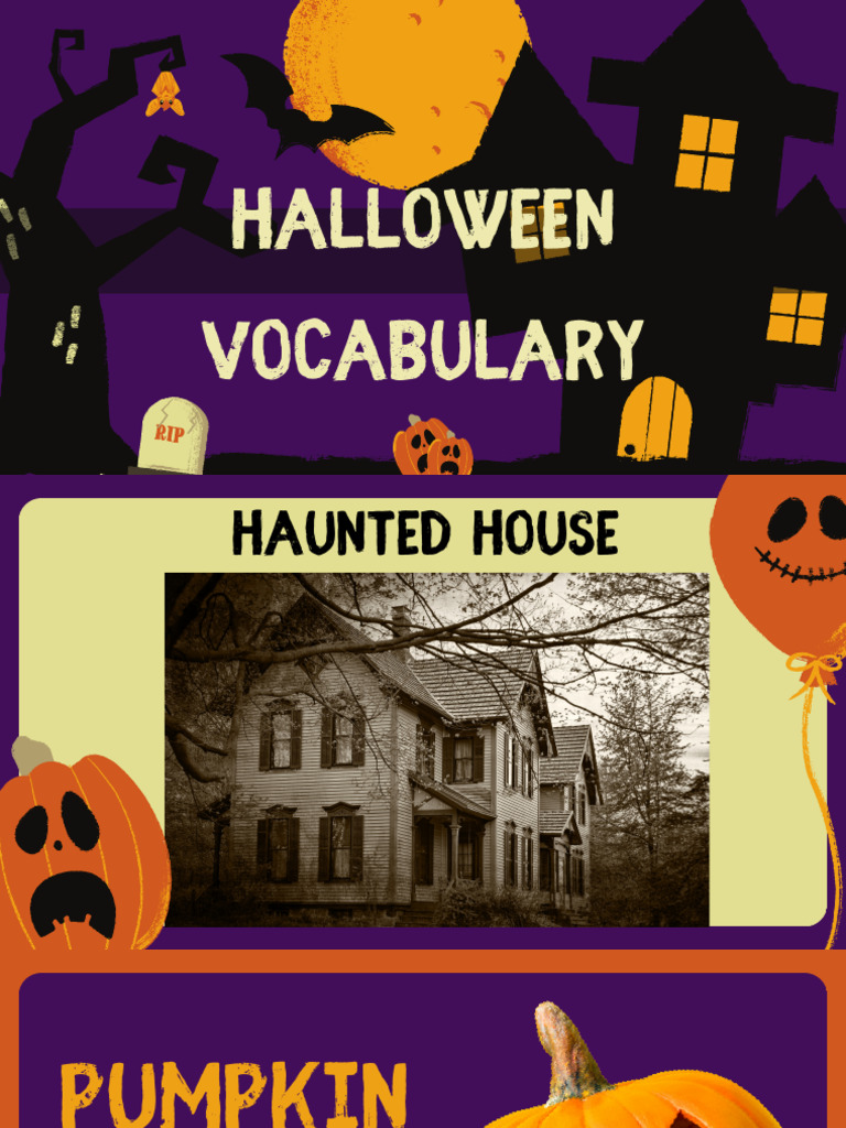 Halloween Vocabulary | PDF