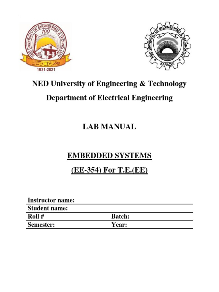 Embedded Systems Lab01 V2 | PDF | Arduino | Command Line Interface