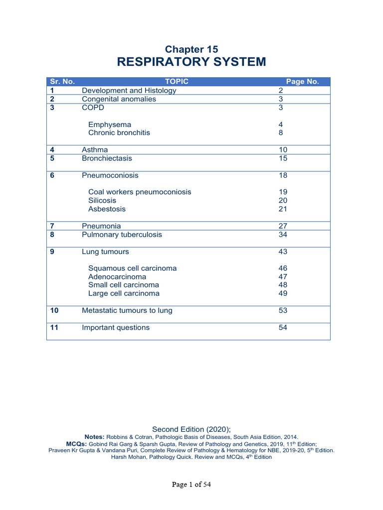COPD and Lung Disease Overview | PDF | Lung | Chronic Obstructive Pulmonary Disease