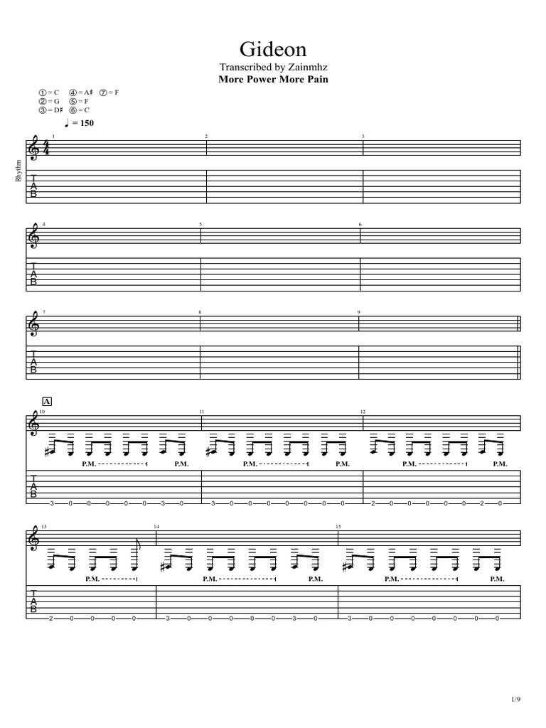 Gideon - MORE POWER MORE PAIN | PDF