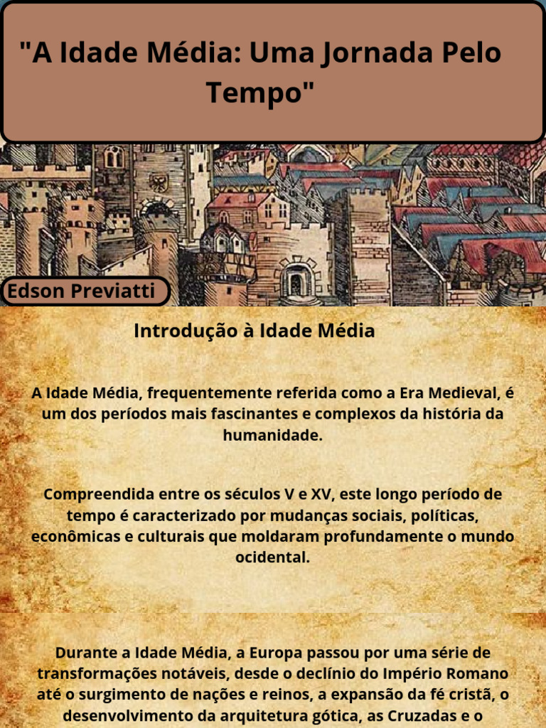 Idade Média Parte 1 Slides | PDF | Feudalismo | Idade Média