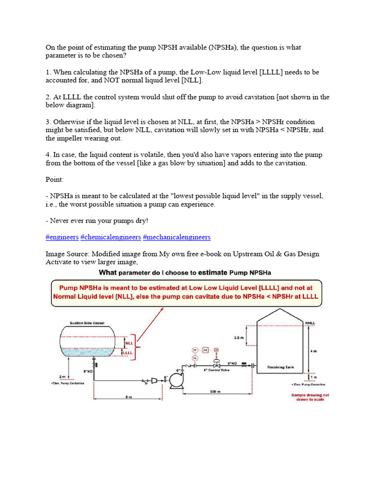 Pump NPSH | PDF