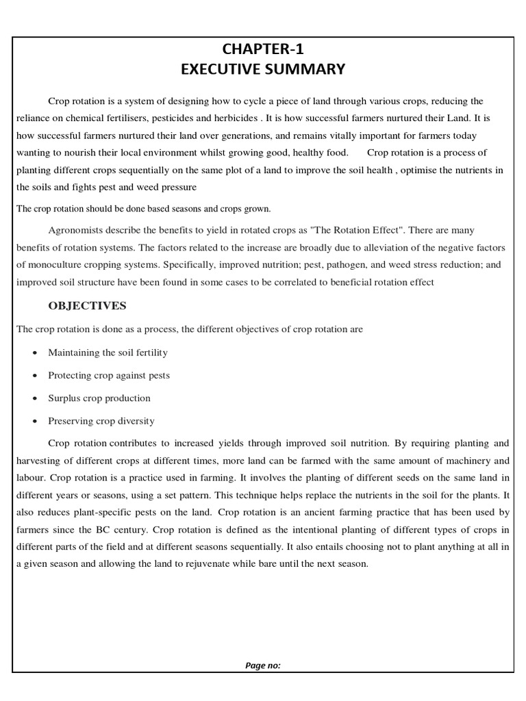 CSP Project | PDF | Crop Rotation | Vegetables