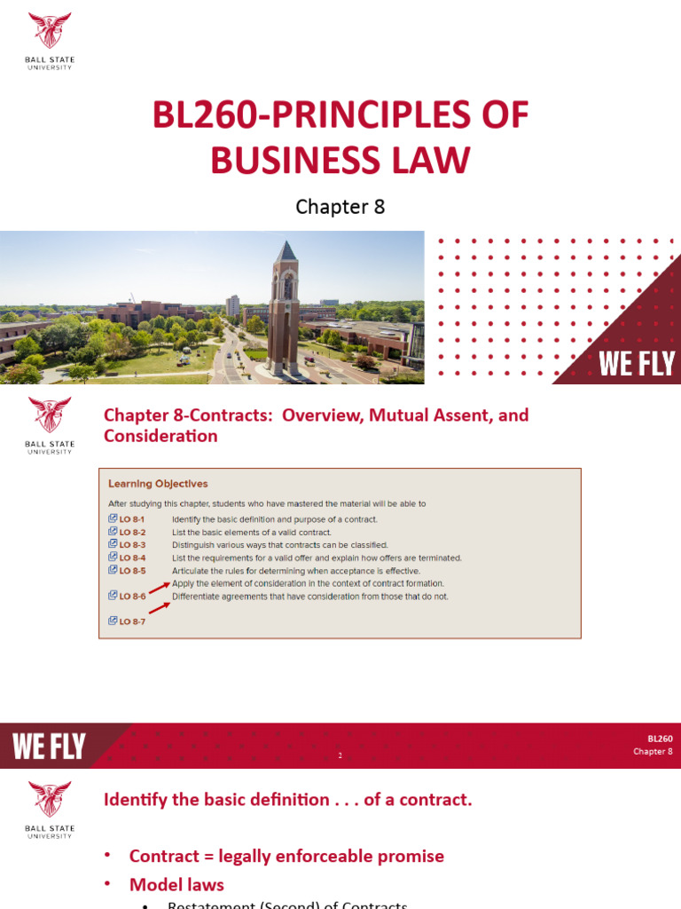 Bl260-Principles of Business Law | PDF | Consideration | Civil Law ...