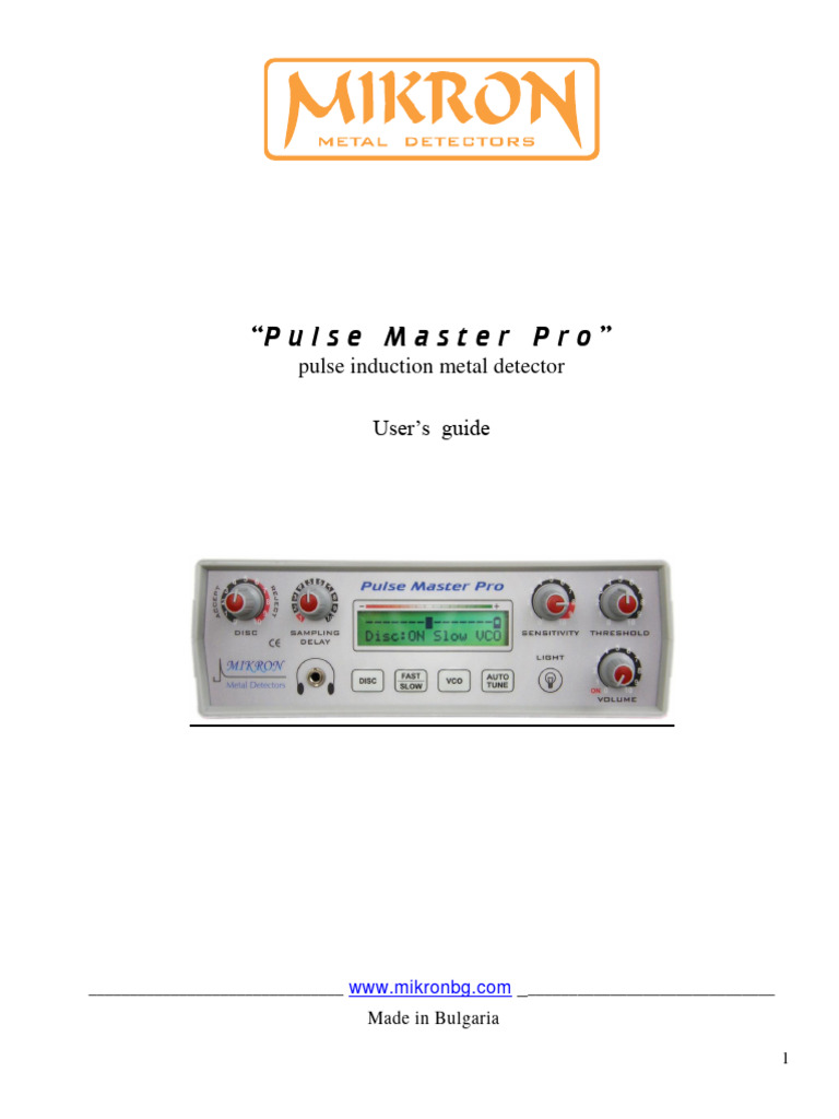 PI-MIKRON Pulse Master Pro (VEGA) | PDF | Battery Charger | Electrical Engineering