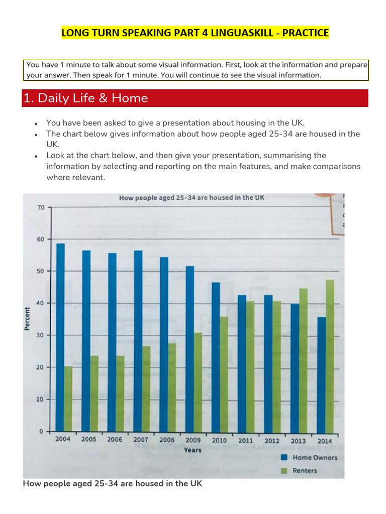 Long Turn Speaking Part 4 Linguaskill | PDF | Obesity | Pie Chart