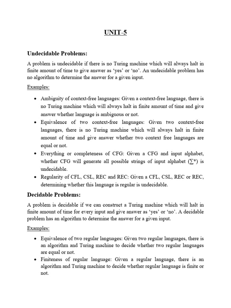 Automata Unit 5 | PDF | Time Complexity | Computational Complexity Theory