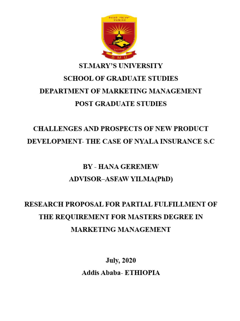Hana Geremew, Thesis Final | PDF | Insurance | Guarantee