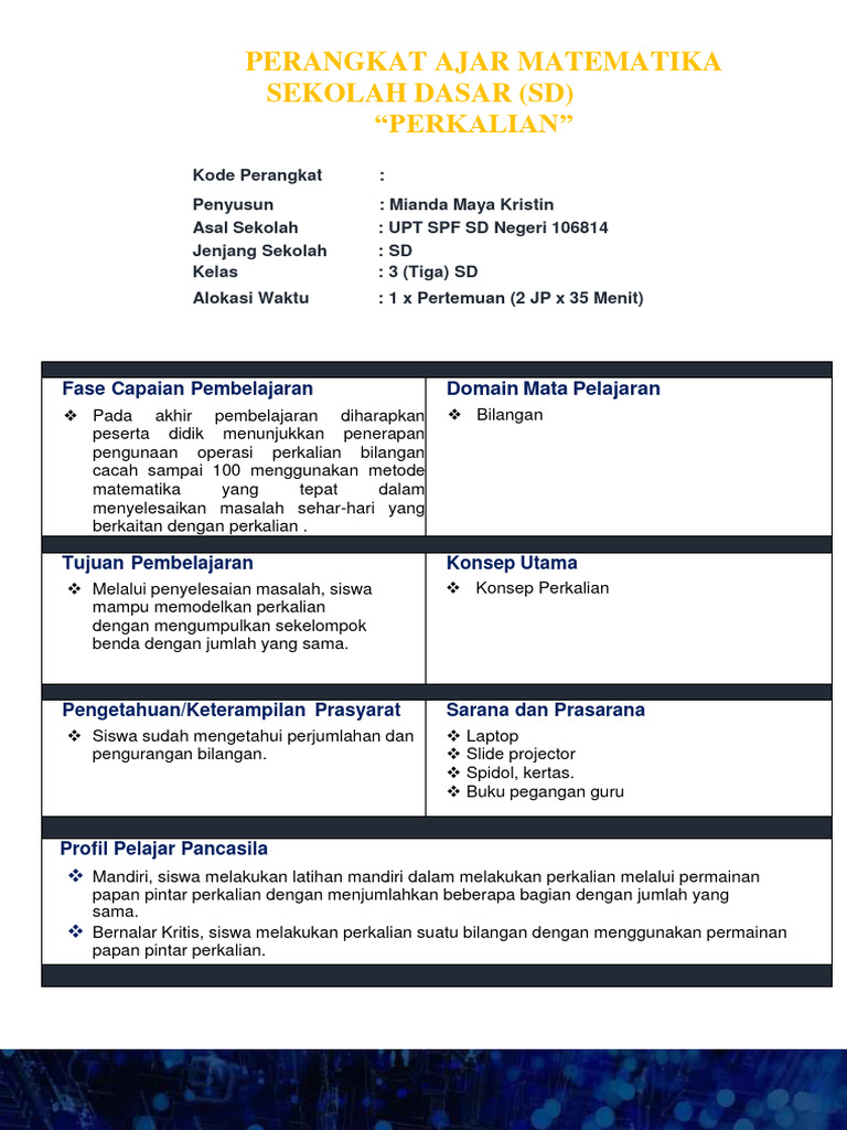 Modul Ajar | PDF | Karier & Perkembangan