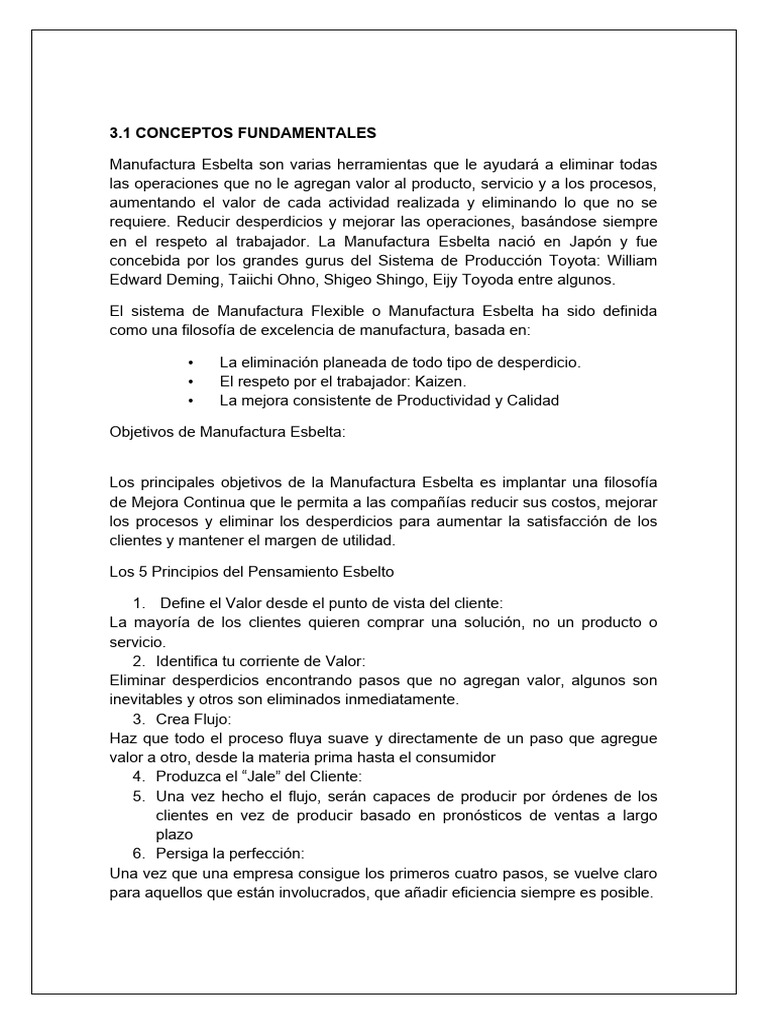 UNIDAD 3 Sistemas de Produccion Esbelta y Justo A Tiempo | PDF | Lean Manufacturing | Inventario