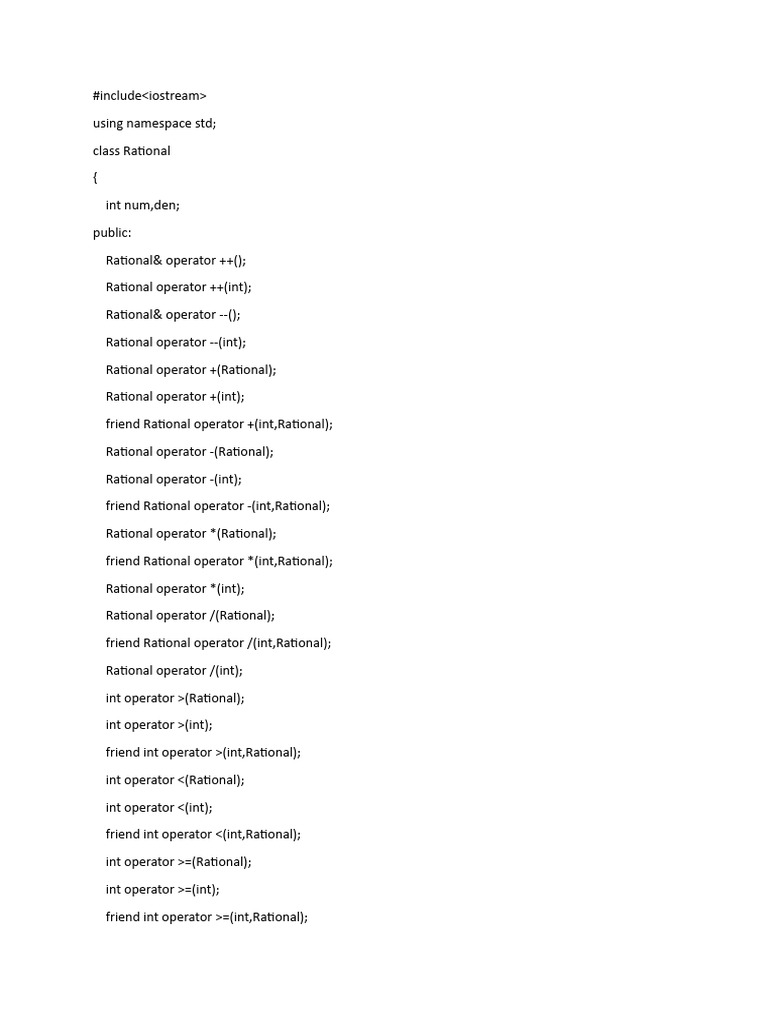 Operator Overloading Pdf Computer Programming Programming Paradigms