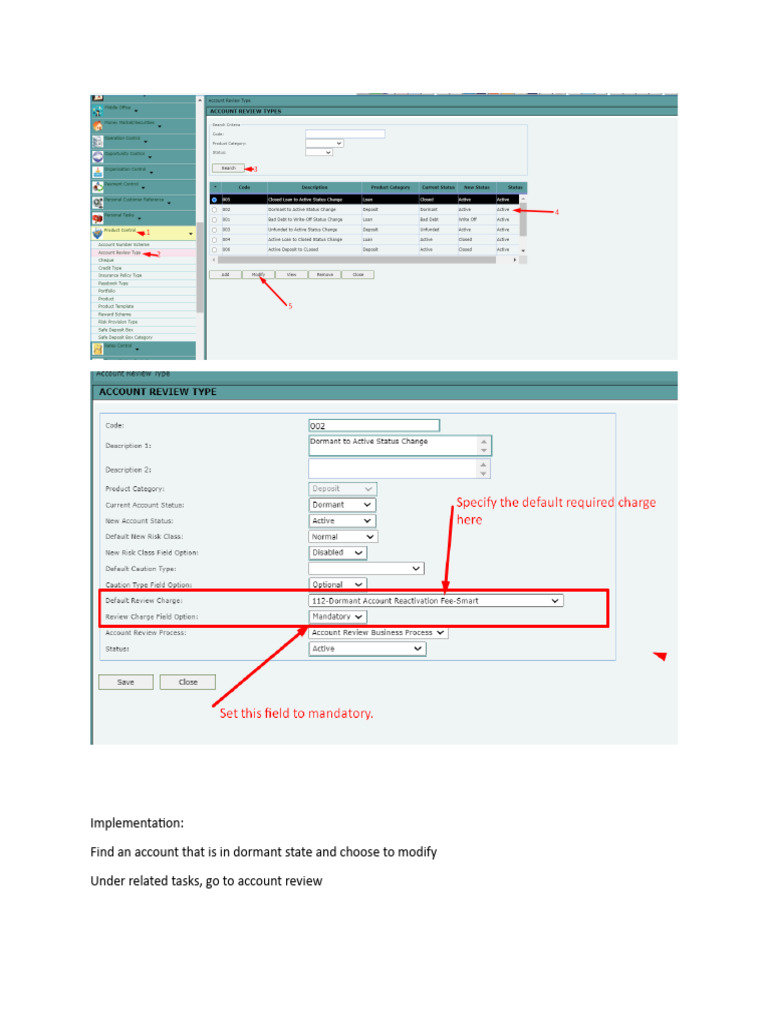 SOP Adding Charge On Dormant Account Reactivation | PDF | Business ...