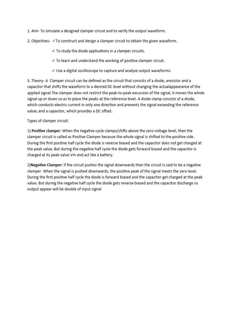 Aim Objective Theory | PDF