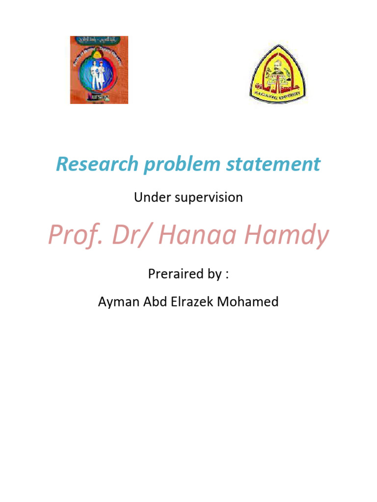 Research Problem Statement Pdf Nursing Stress Biology 0031