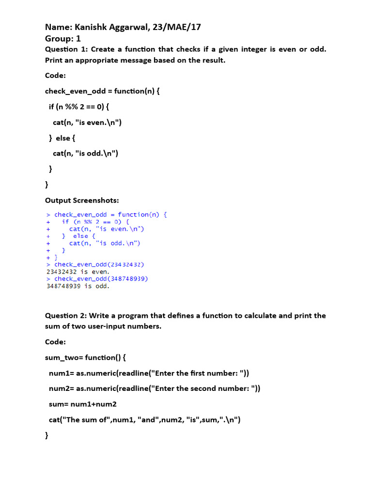 Assignment 1 - Kanishk - 17 | PDF | Fahrenheit | Function (Mathematics)