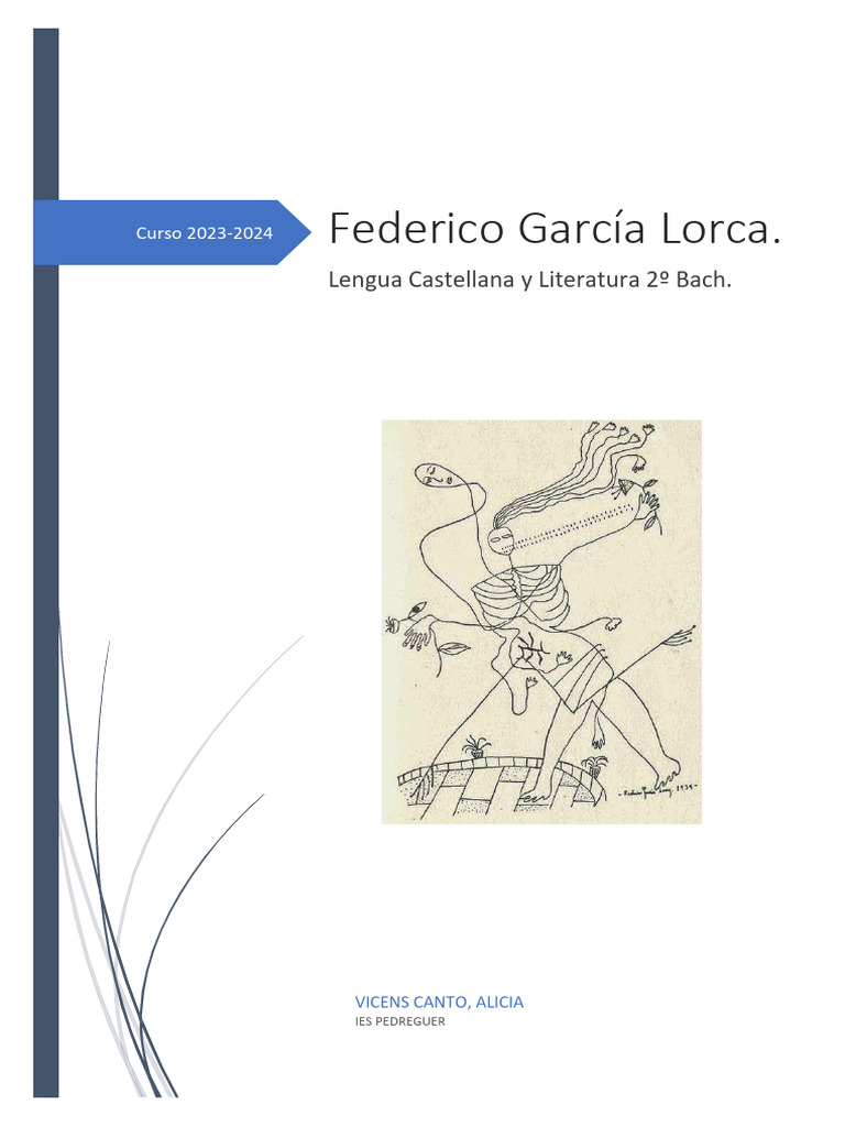 Tema Lorca 26 poemas | PDF | Federico García Lorca | Metro (poesía)