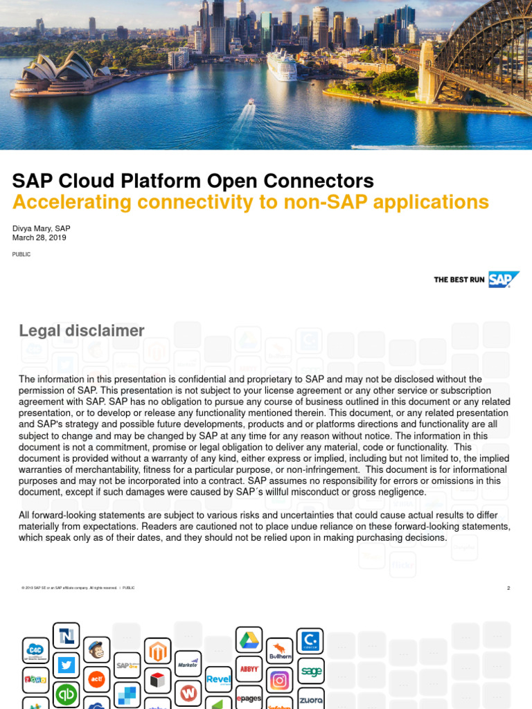 19 03 28 Sap Cloud Platform Open Connectors | PDF | Cloud Computing ...
