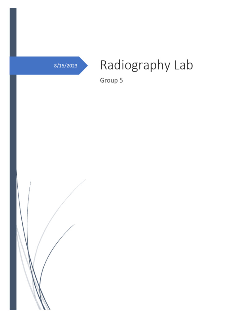 Rt Lab Pdf Radiography Ionizing Radiation