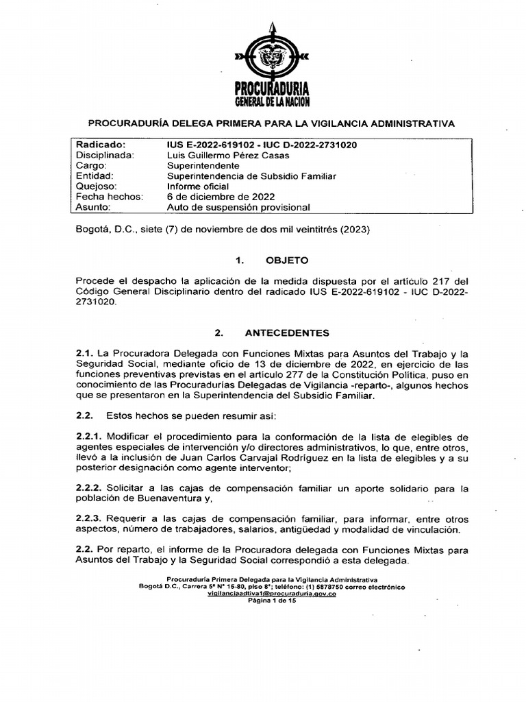 E 2019 619102 Suspensión Provisional | PDF | Constitución | Ley Pública