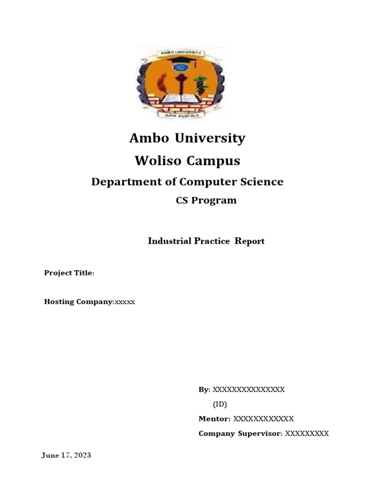 Industrial Practice Report Format | PDF | Cognition | Communication