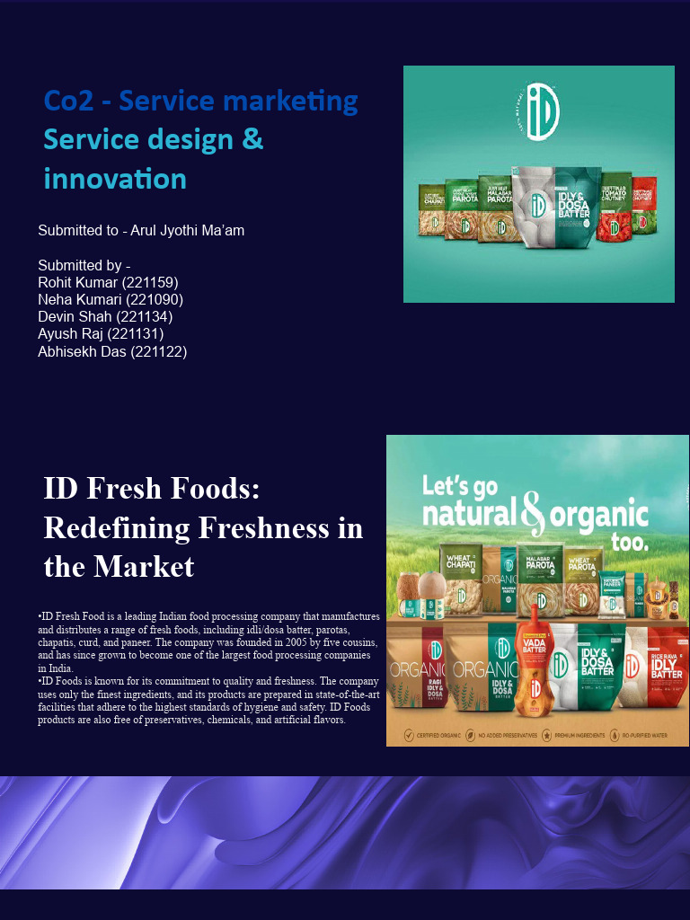 ID-Fresh-Foods-Redefining-Freshness-in-the-Market | PDF | Customer ...