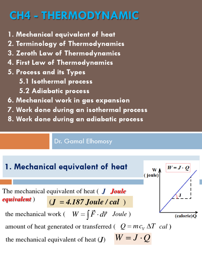 CH4 Thermodynamics 2 | PDF | Heat | Thermodynamics