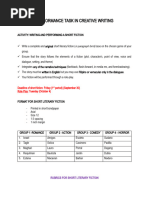 Creative Writing Melcs | PDF | Poetry | Learning