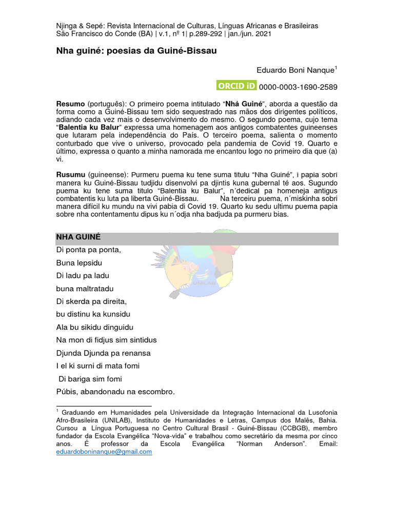 19+eduardo+boni+nanque Poesia | PDF