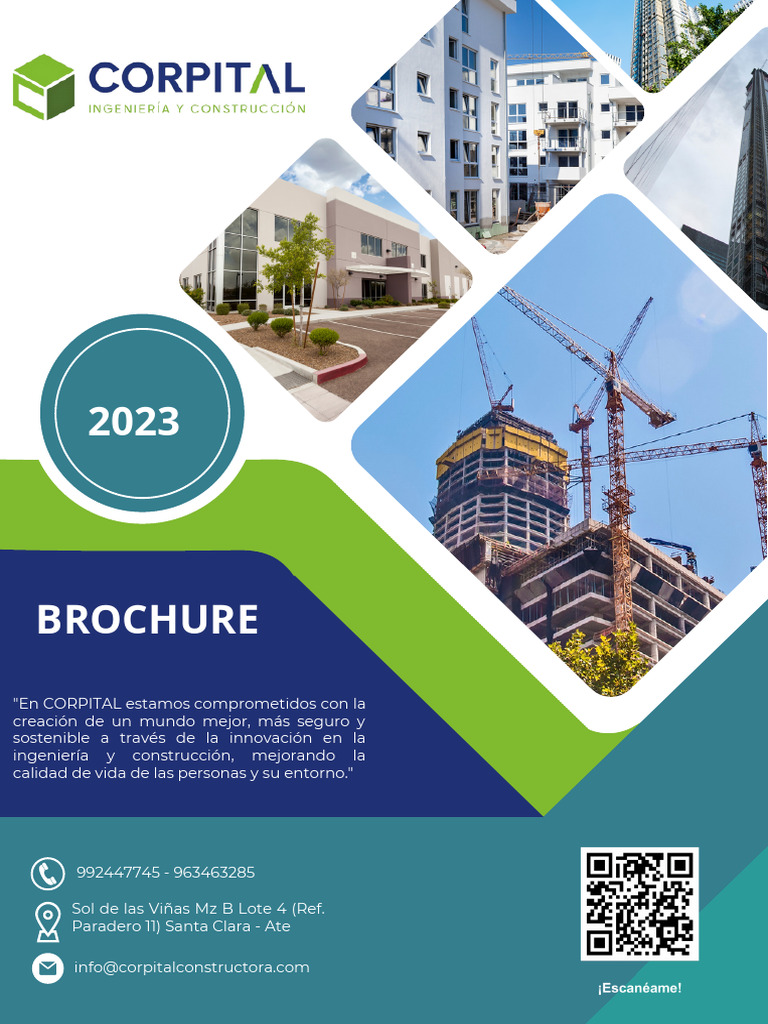 Brochure Constructora | Descargar gratis PDF | Calidad (comercial) | Business