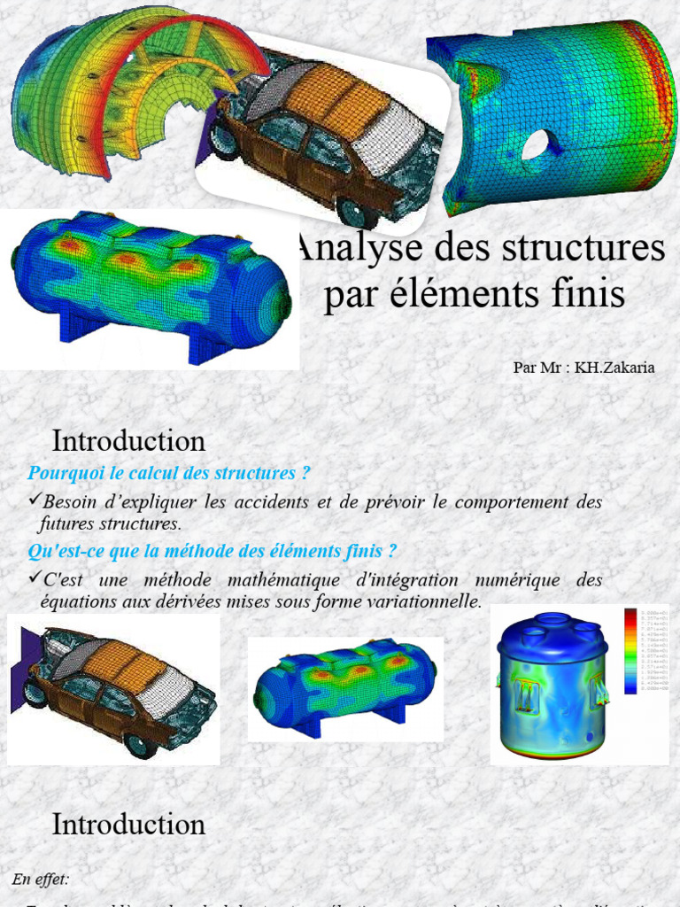 Analyse Des Structures Par Éléments Finis | PDF | Méthode des éléments finis | Analyse mathématique