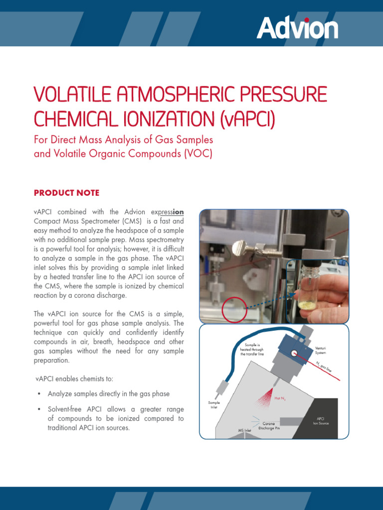 Advion_CMS_vAPCI_Product_Note | PDF