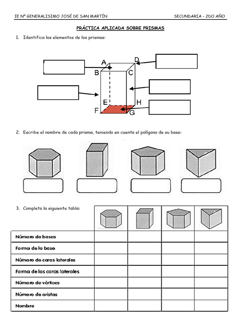 S4 - Práctica Aplicada Sobre Prismas | PDF