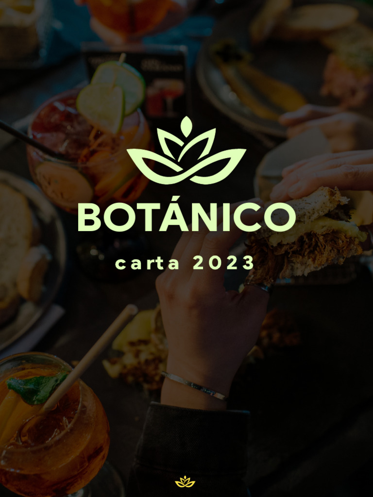 Menú del Restaurante Botánico CDMX | PDF | Salsa | Pizza