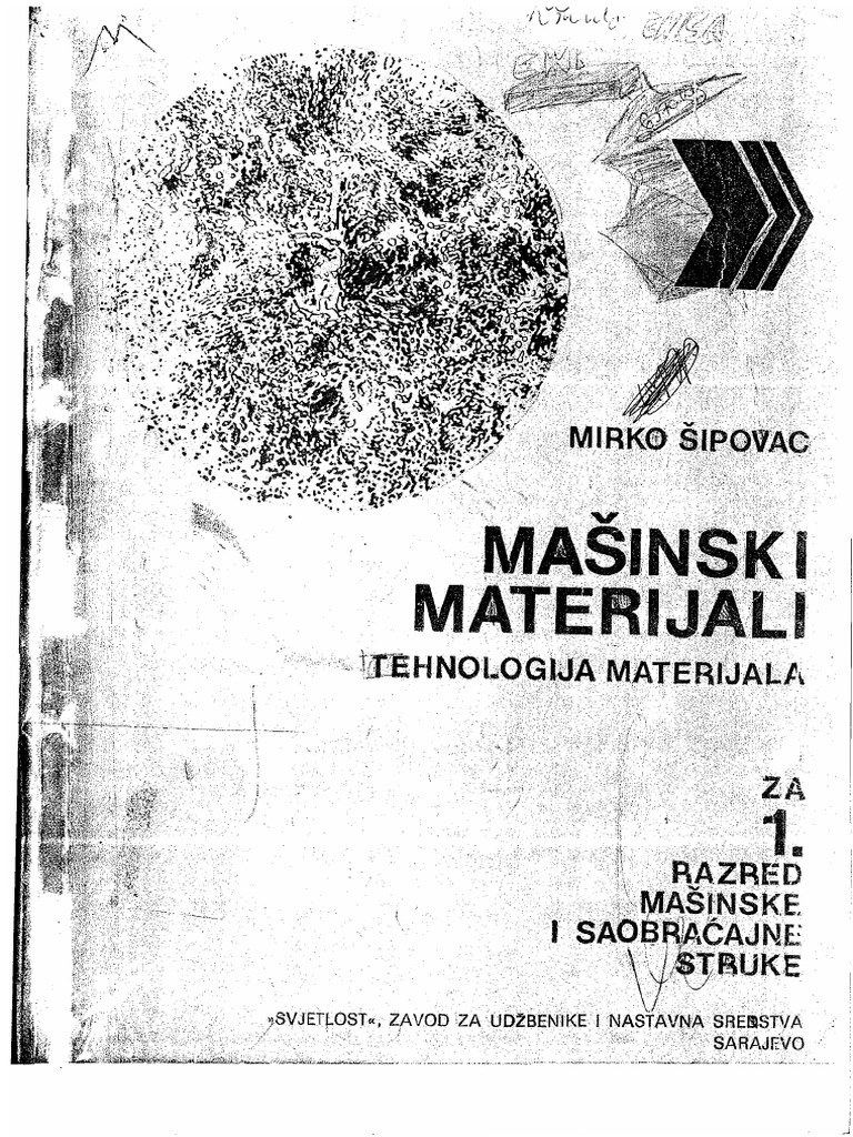 2.MAŠINSKI MATERIJAL TEHNOL.MAT.-1-MIRKO ŠIPOVAC | PDF