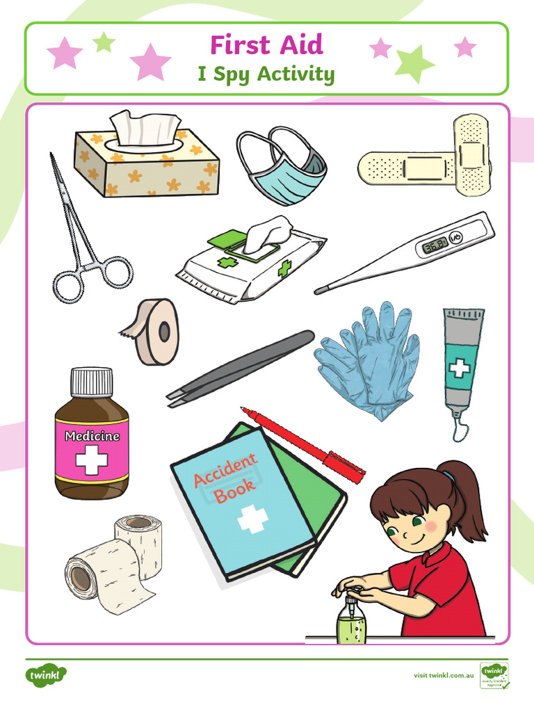 Au HP 1640654509 I Spy First Aid Activity - Ver - 1 | PDF