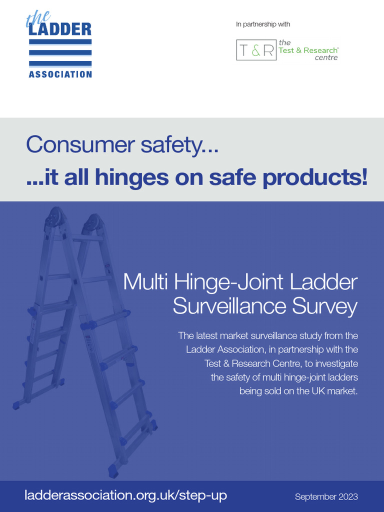 Ladder Association Multi Hinge Joint Ladder Surveillance Survey Version 1 Revision 0 September ...