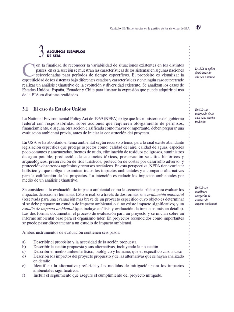 Ejemplos de SEIA | PDF | Evaluación de impacto ambiental | Entorno natural