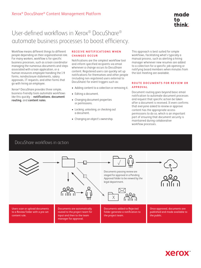 DocuShare User Defined Workflows - EN | PDF | Business Process | Workflow