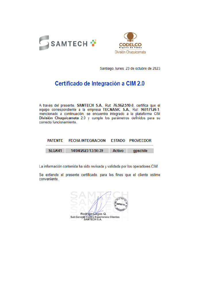 SLGK-41 Samtech | PDF