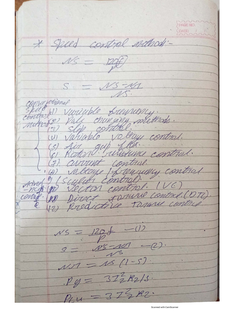 Notes On Motor Control | PDF