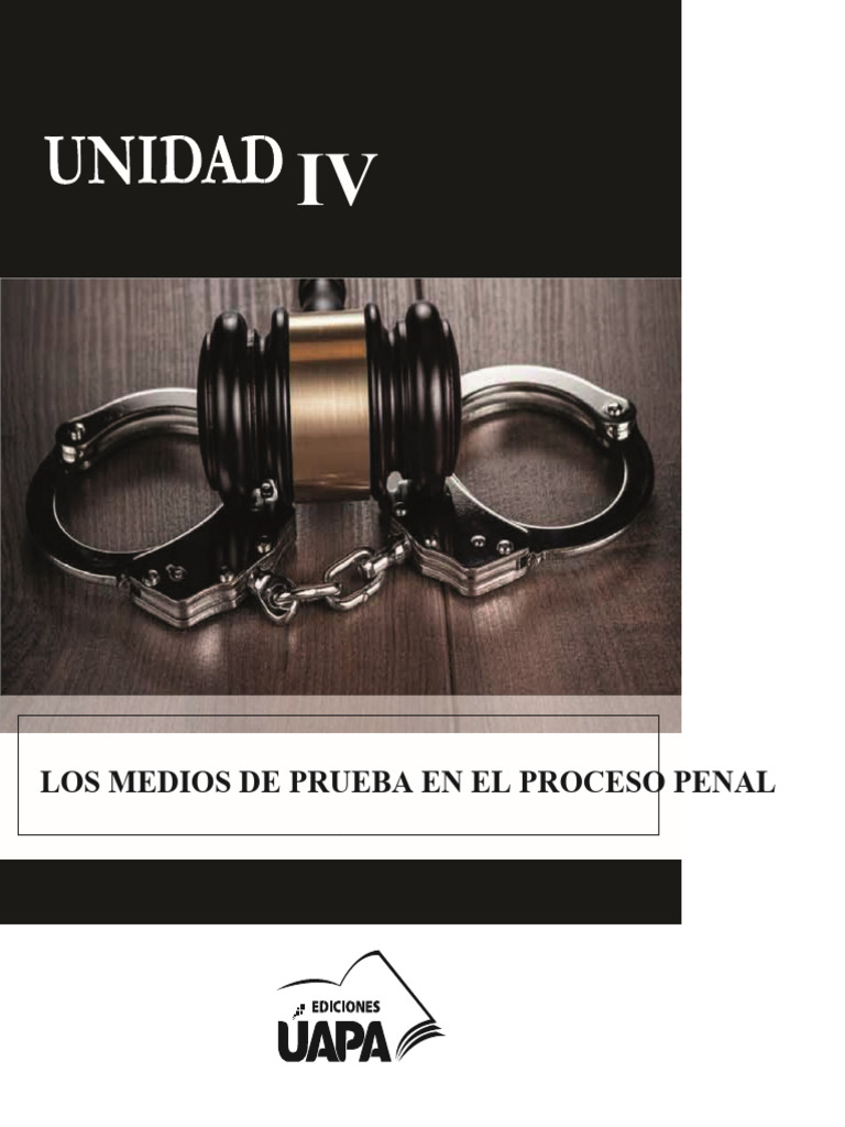 Derecho Procesal Penal 2 Cap4 | Descargar gratis PDF | Evidencia (ley) | Derecho penal