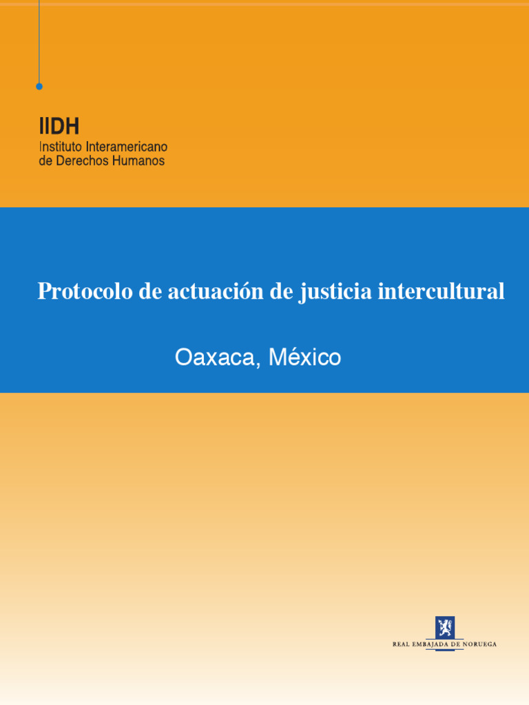 Protocolo Justicia Intercultural Pdf Derechos Humanos Constitución