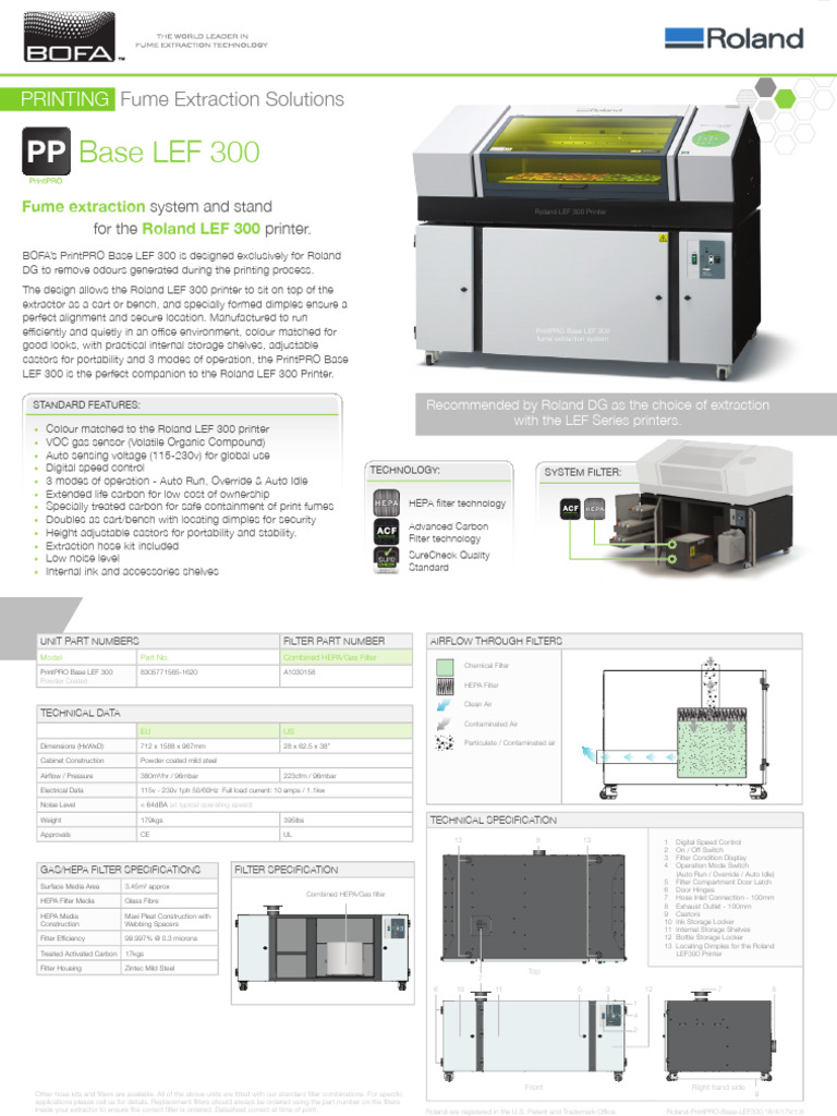 BOFA Base LEF300 TDS S1 | PDF | Volatile Organic Compound | Printer ... BOFA Base LEF300 TDS S1 | PDF | Volatile Organic Compound | Printer ...