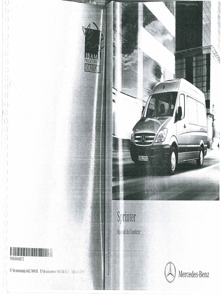 Manual de Operação Sprinter | PDF