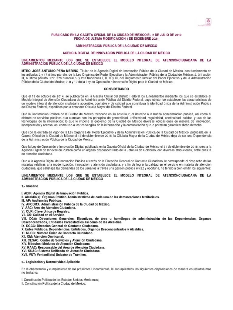 Lineamientos Modelo Integral de Atención Ciudadana AP CDMX | Descargar ... Lineamientos Modelo Integral de Atención Ciudadana AP CDMX | Descargar ...